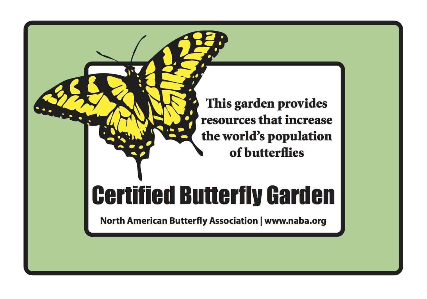 Butterfly Garden Certification Program - North American Butterfly ...